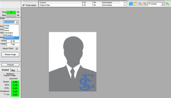 How To Resize Images In Cm Or Mm - | Compress Photo In KB