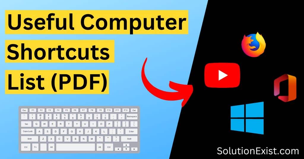 Latest Shortcut Keys For Windows 11 Word Youtube Chrome
